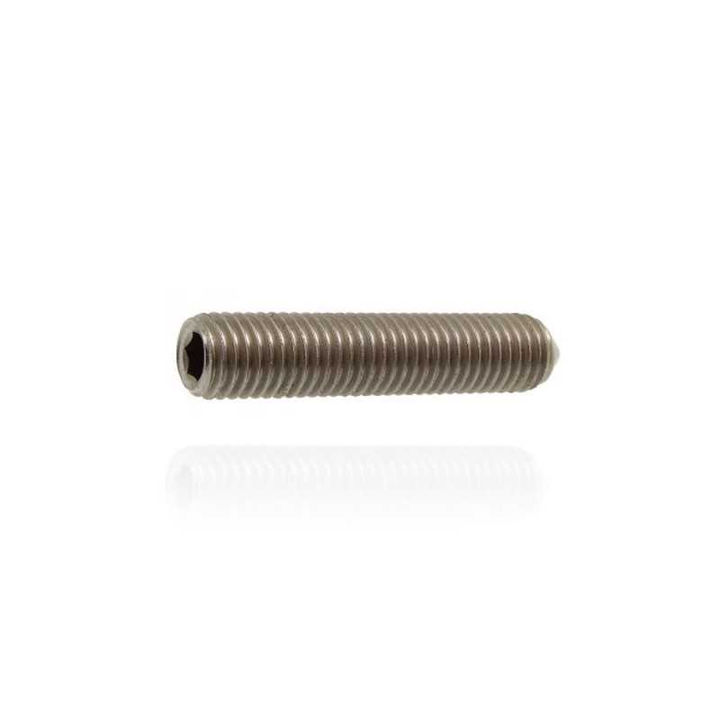 Vis pointeau sans tête STHC 8X10 six pans creux Inox A4