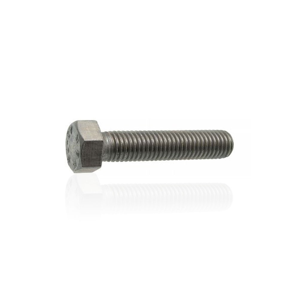 Vis métaux TH 5X12 Inox A4 tête hexagonale filetée